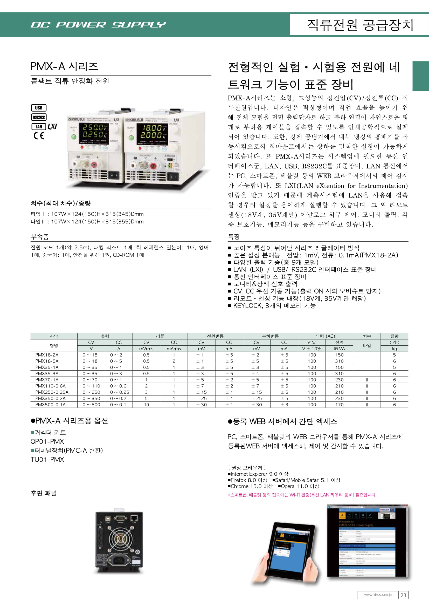 제품소개 - PMX18-2A